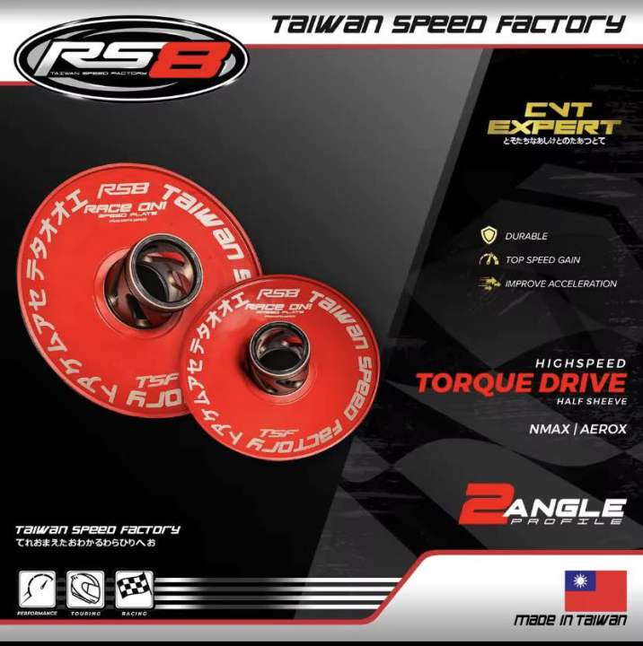 RS8 FEMALE TORQUE DRIVE HALF NMAX V1 v2 AEROX V1 v2 | Lazada PH
