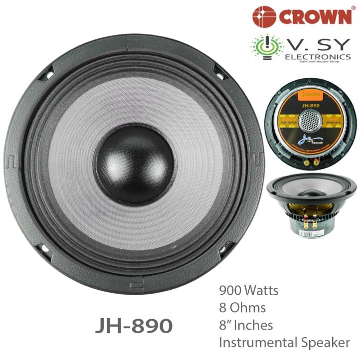 Original 2024 Crown JH-890 900W 8 Ohms 8 Inches Jack Hammer Series ...
