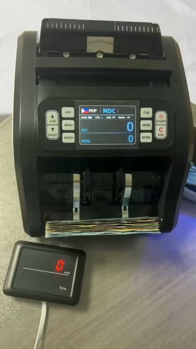Automatic Money Counter Cash Detector Special Cash Bill Counting ...