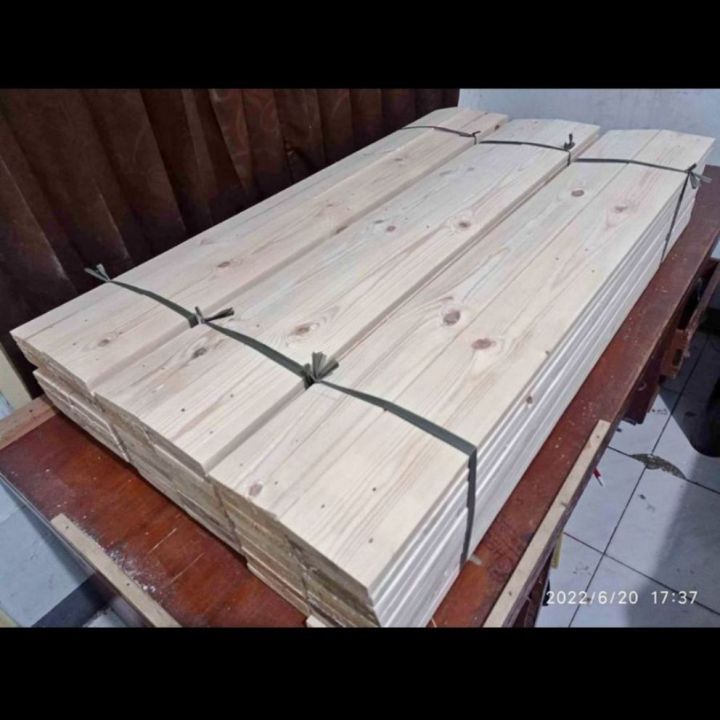 Papan Kayu Jati Belanda 80 x 10 x 2 Cm isi 10 Batang | Lazada Indonesia