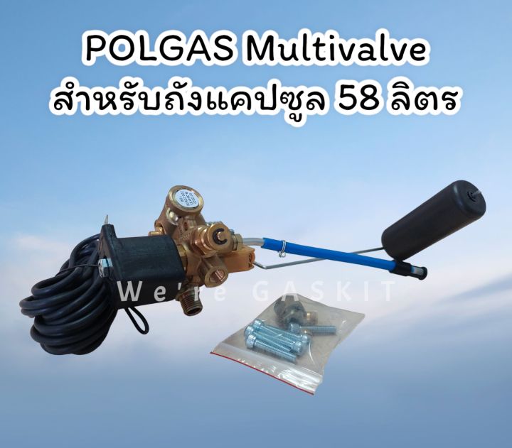 POLGAS Multivalve 315-30° มัลติวาล์วสำหรับถังแก๊สแคปซูล 315-30° ขนาด ...