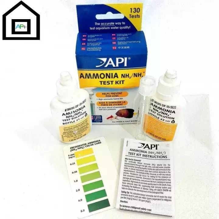 Freshwater Saltwater Test Kit API Ammonia Test Kit For Freshwater ...