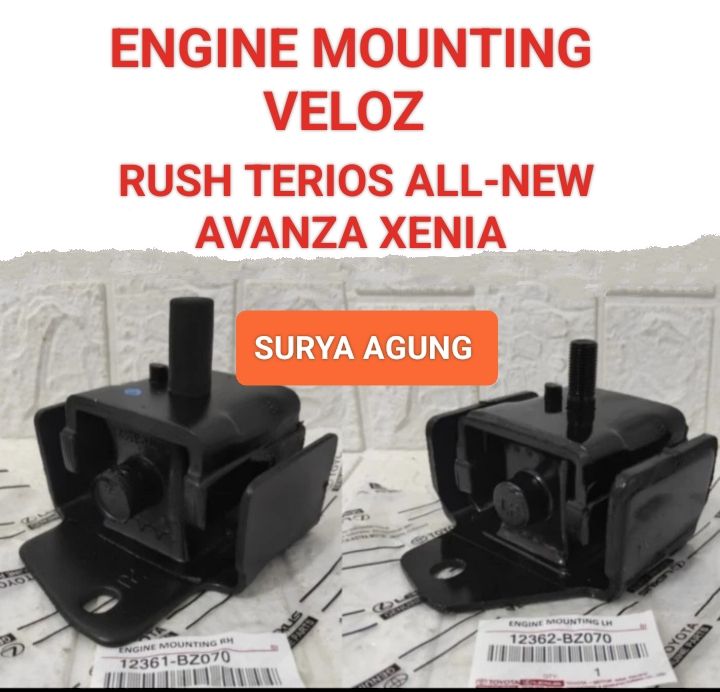 ENGINE MOUNTING DUDUKAN MESIN KANAN KIRI SET TOYOTA VELOZ RUSH TERIOS ...
