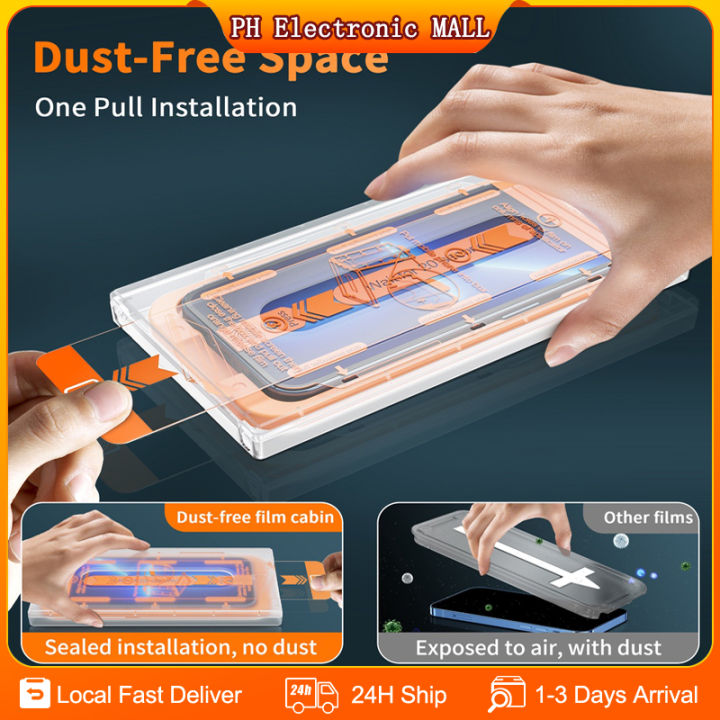 Screen Protector For Iphone 14 13 12 11 Pro Max 2 Pack Full Cover ...