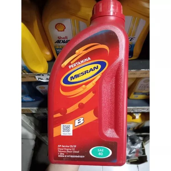 OLI MESRAN B SAE 40 1LITER | Lazada Indonesia