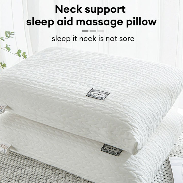 BUY1TAKE1 Antibacterial and anti-mite pillow Ergonomic design Neck ...