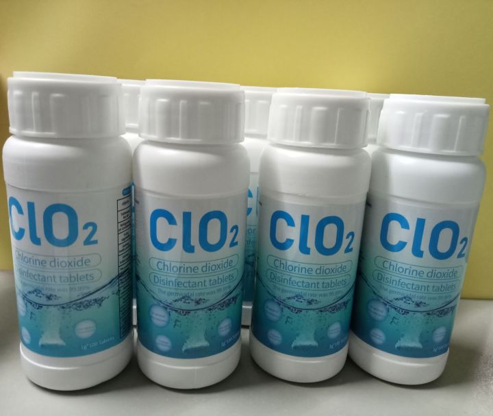 CLO2 chlorine dioxide disinfectants tablets | Lazada PH
