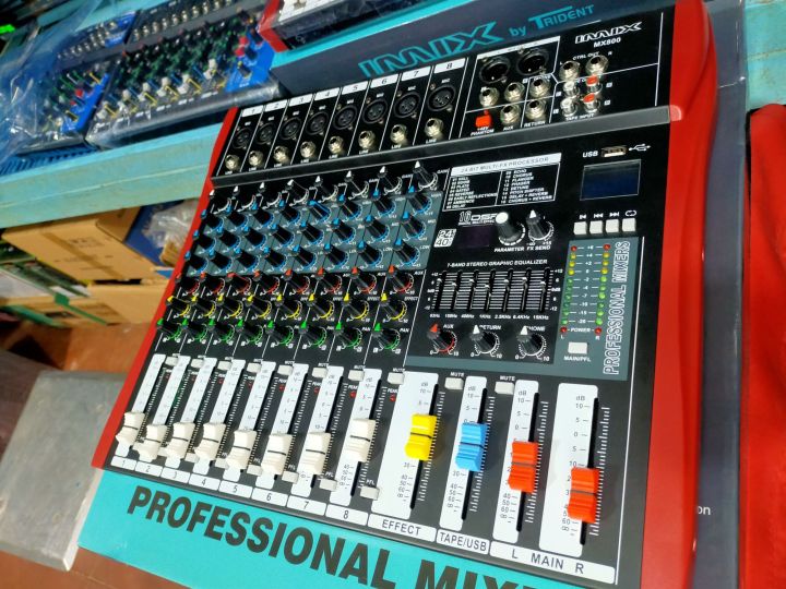 IMIX BY TRIDENT MX800 PROFESSIONAL MIXER BLUETOOTH USB FUNCTION | Lazada PH