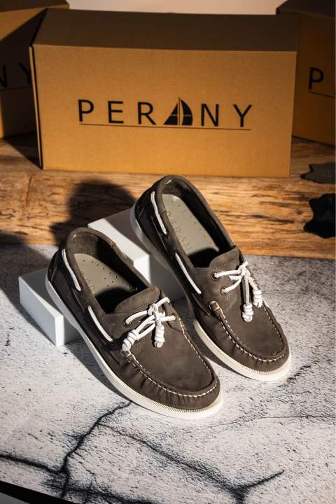 Perany Siargao Men Leather Boat Shoes | Lazada PH