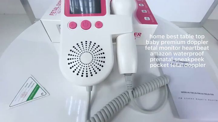【COD】【Clearance sales】 Portable Fetal Doppler Baby Heart Monitor Device ...