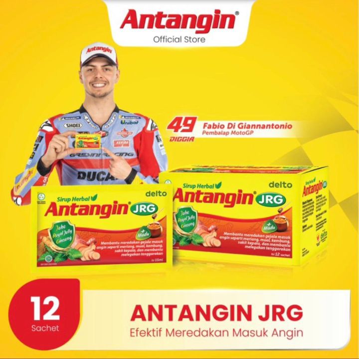 Antangin jrg madu sirup herba 1box 12 sachet | Lazada