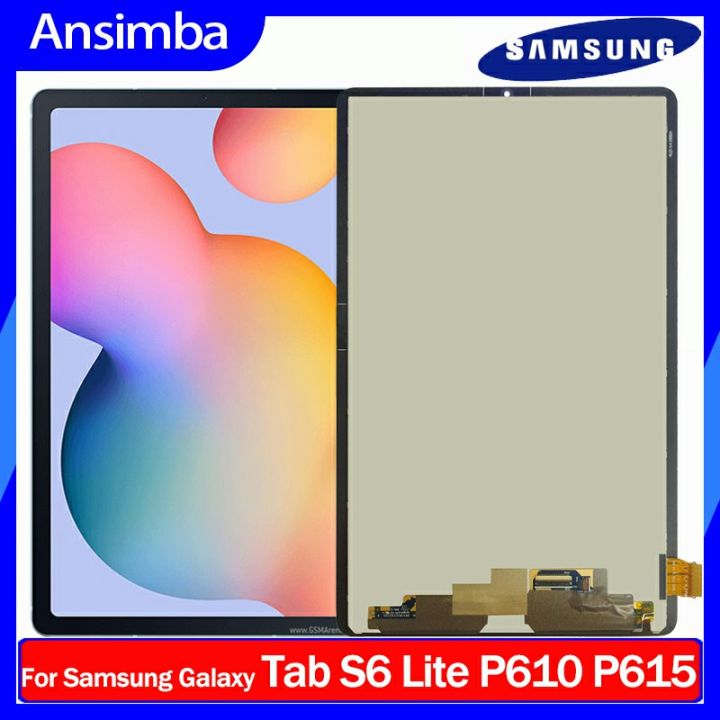 Ansimba หน้าจอแสดงผล LCD TFT ของแท้สำหรับซัมซุงกาแล็กซีแท็บ S6 Lite การ ... Ansimba หน้าจอแสดงผล LCD TFT ของแท้สำหรับซัมซุงกาแล็กซีแท็บ S6 Lite การ ...