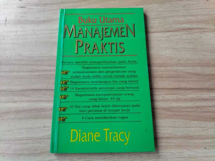 Buku Utama Manajemen Praktis, karya Diane Tracy | Lazada Indonesia
