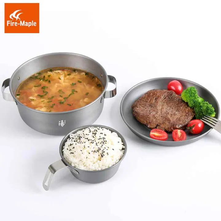 Fire Maple Camping Dinnerware Plate Bowl Family Self-Driving Picnic ...