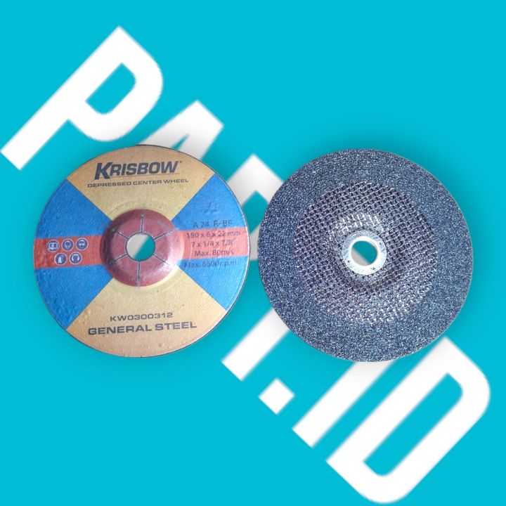 Batu Gerinda Poles 7" inch 50Pcs Krisbow batu poles 180×6×22 mm ...