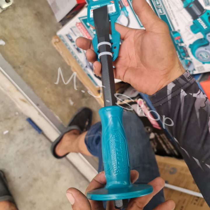 Total เหล็กสกัด ด้ามหุ้มยาง ปากแบน ขนาด 12 นิ้ว( Cold Chisel ) | Lazada.co.th