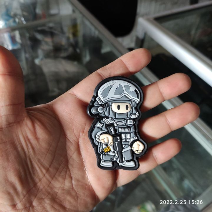 Rubber Patch Tactical Operator Emblem Velvro Swat | Lazada Indonesia