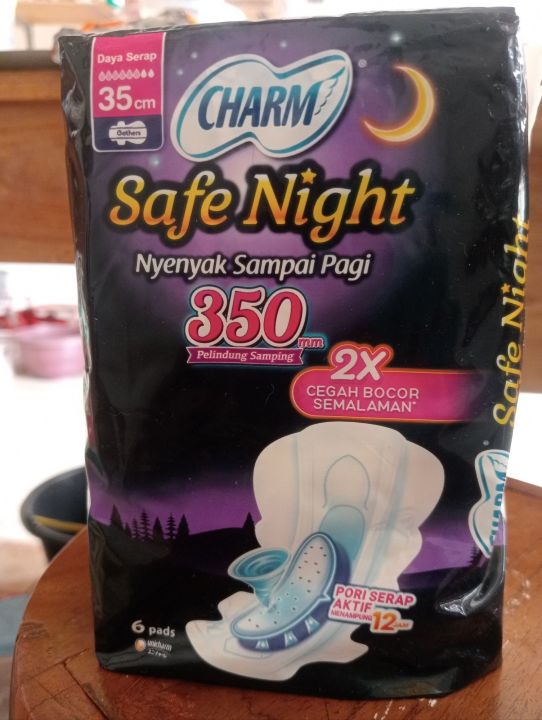 CHARM SAFE NIGHT 350 isi 6pads | Lazada Indonesia