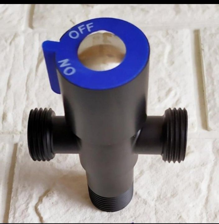 STOP KRAN BLACK/STOP KRAN T SUS 304 HITAM/STOP KRAN CABANG/SINGLE/STOP ...
