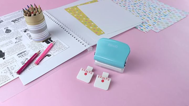 6 Hole Notebook Puncher for A4 A5 B5 Handheld Metal Round Hole 6mm ...