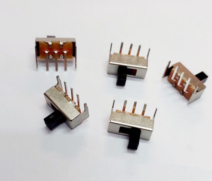( แพ็ค 5 ตัว) สวิตซ์เลื่อน 5 ขา Slide Switch 5 pin | Lazada.co.th