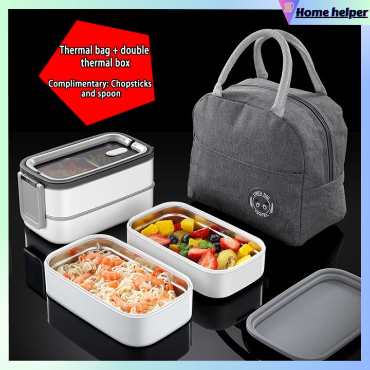 Insulation Lunch Box + Insulation Bag [304] insulated lunch box ...