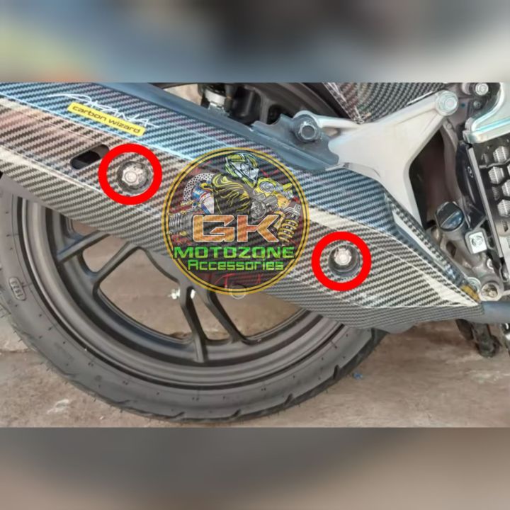 HENG Heat Guard Bolts for Mio i 125, Mio Sporty, Soul i 125(GT), Nmax ...