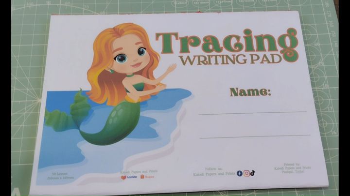 Personalized Customizable Line Tracing Pad for Kids A5 Beginner Writing ...
