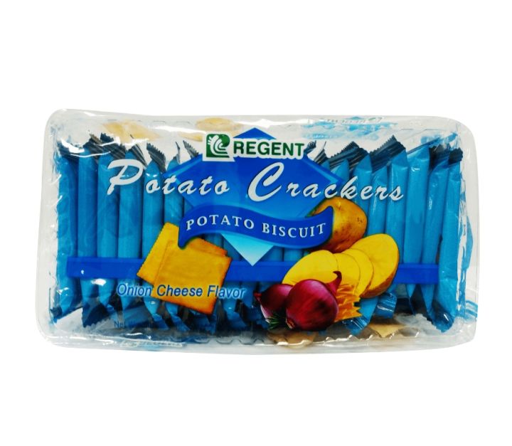Regent Potato Crackers Potato Biscuits Onion Cheese Flavor -Pack of 20 ...
