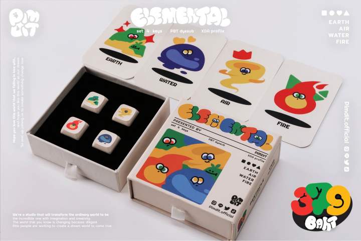 Elemental Mini Keycap Set | Lazada.co.th