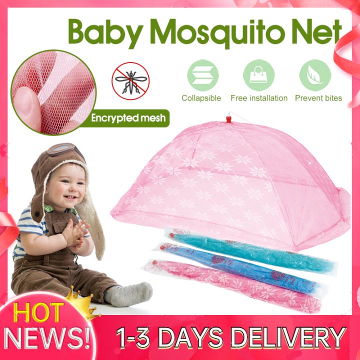 [Ready Stock] Baby Kids Mosquito Net Anti Mosquito Bites Folding Design ...