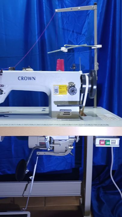 CROWN DY 0303 WALKING FOOT SINGLE NEEDLE SEWING MACHINE | Lazada PH