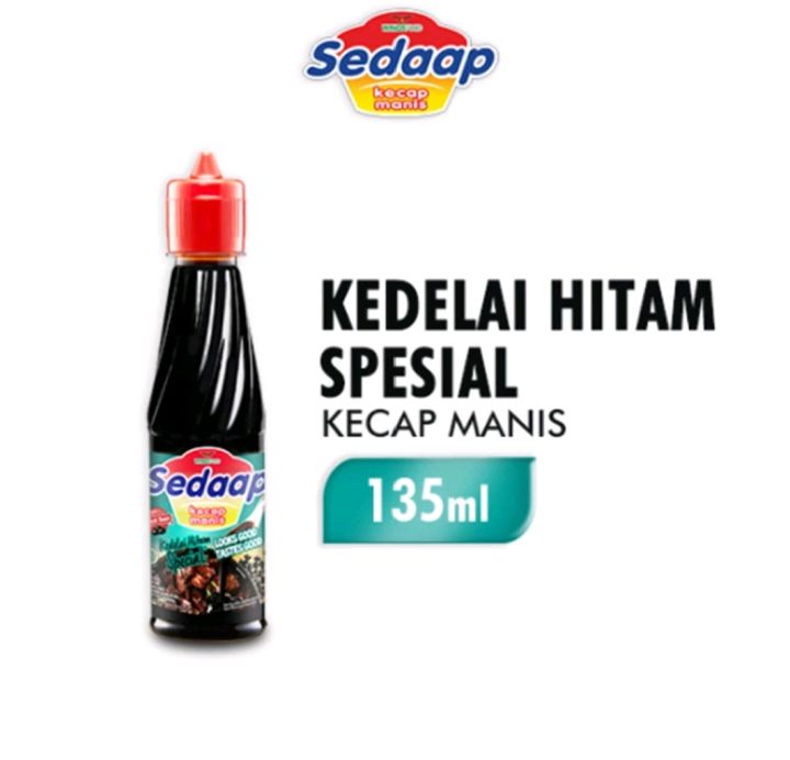 Kecap Sedap Botol 135ml - Kecap Sedap Kedelai Hitam Spesial 135ml ...