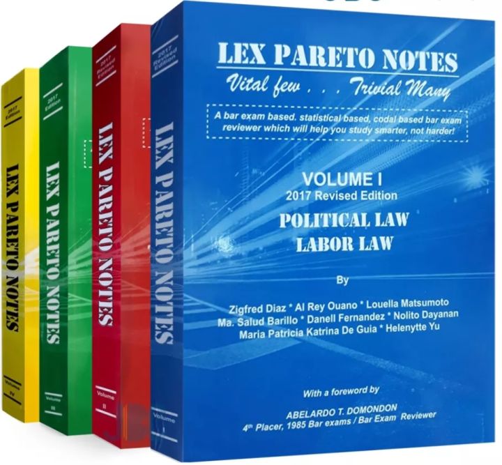 LEX PARETO NOTES 2017 | Lazada PH