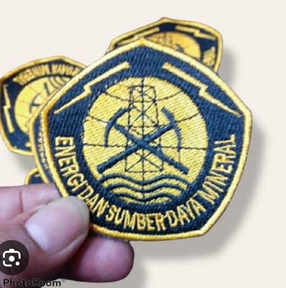 Patch Bordir Logo Kementerian ESDM / Energi Sumber Daya Mineral / Bagus ...