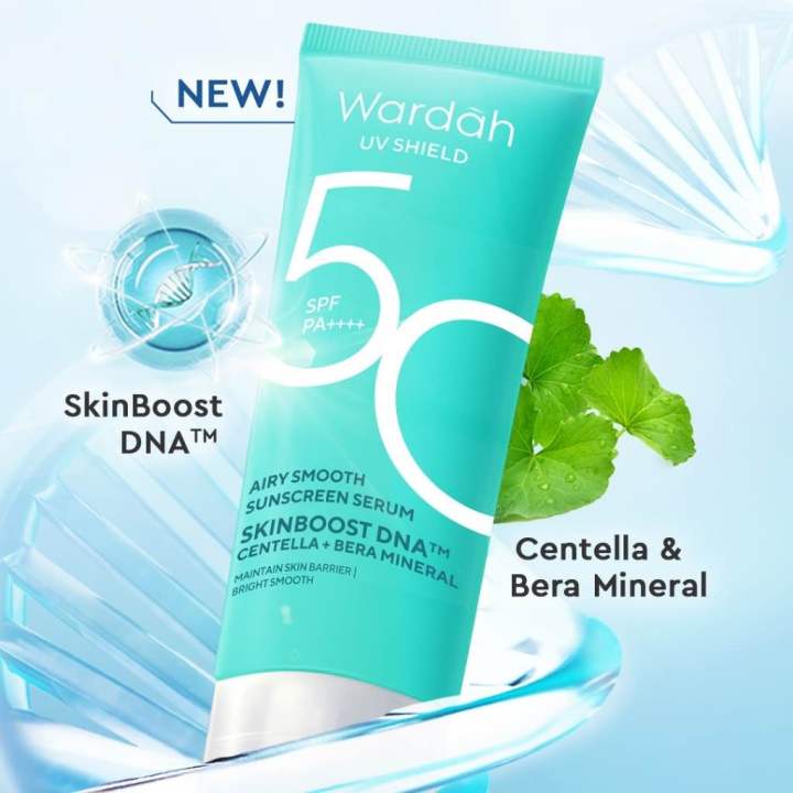 Wardah UV Shield Airy Smooth Sunscreen Serum SPF 50 PA++++ - Sunscreen ...