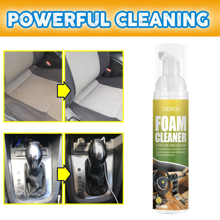 Multi-purpose foam cleaner, leather/carpet cleaner, car upholstery ...