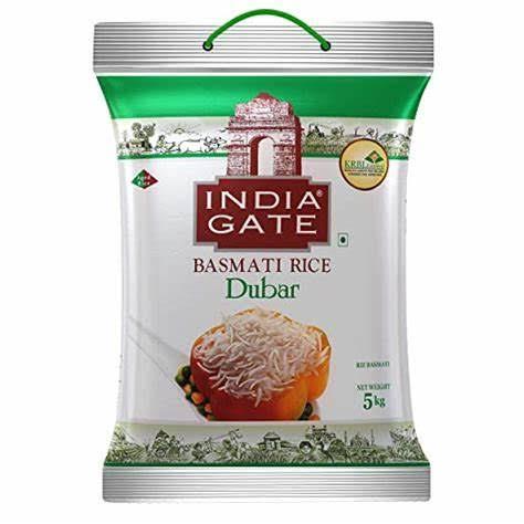 India Gate Dubar Basmati Rice 5kg Bag (Fresh Stock) | Lazada.co.th