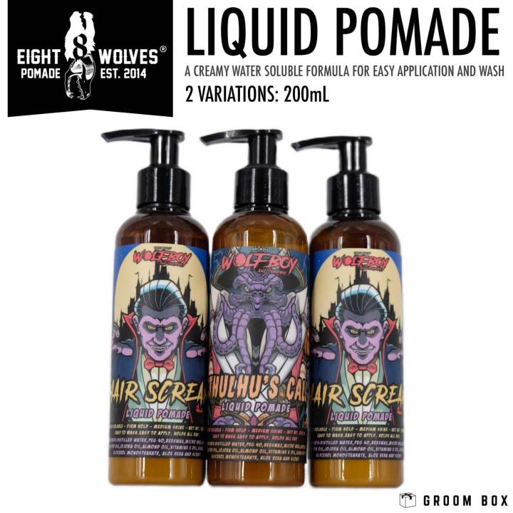 Eight Wolves WolfBoy and Co. Liquid Pomade: Cthulhu’s Call & Hair ...