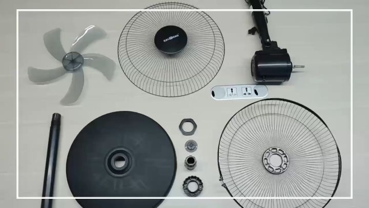 electric fan standing fan strong wind Stand fan kipas berdiri Shakeable ...