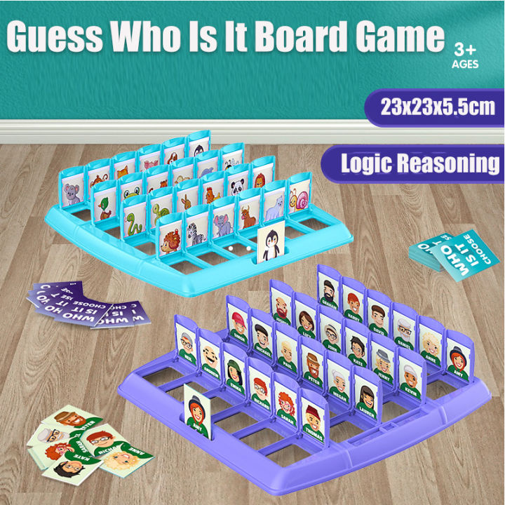 1 Set Guess Who Is It Board Game Funny Cards Game Family Interactive ...