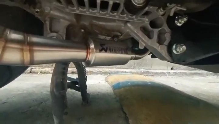 Motorcycle exhaust pipe Muffling Big elbow With Resonator For Yamaha ...