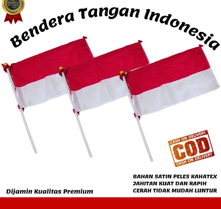 bendera tangan merah putih | Lazada Indonesia