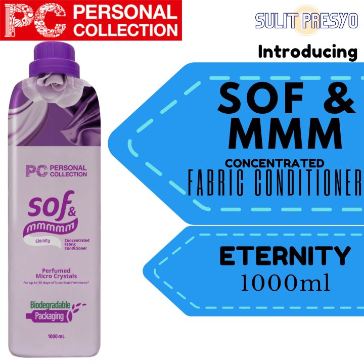Personal Collection Sof & MMMMM Fabric Conditioner Eternity 1000ml ...