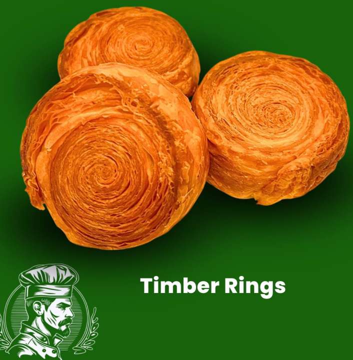 ทิมเบอร์ริง Timber Ring ทิมเบอริงเนยสด 35g 3 ชิ้น ทิมเบอร์ริง ขนาดจิ๋ว แป้งครัวซองต์เนยสด ...