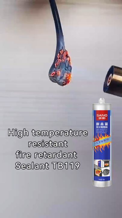 SANVO fire retardant sealing sealant TB119 Maximum temperature ...