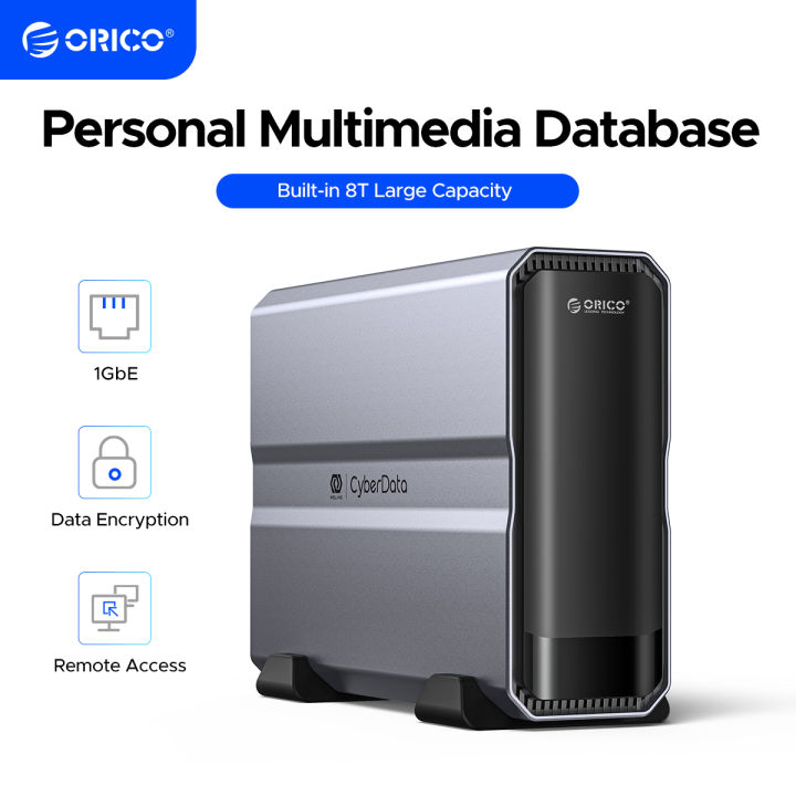 ORICO CyberData NAS 1GB DDR4 RAM ARM Quad-Core Cortex-A55 CPU Personal Storage Network Attached ...