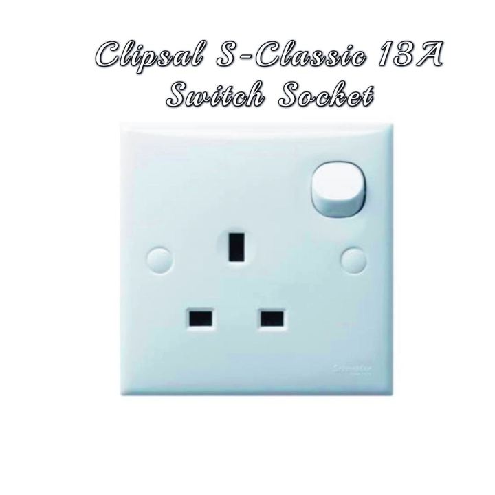 READY DTOCK!!! Clipsal S-Classic 13A Switch Socket / S-Classic Clipsal ...