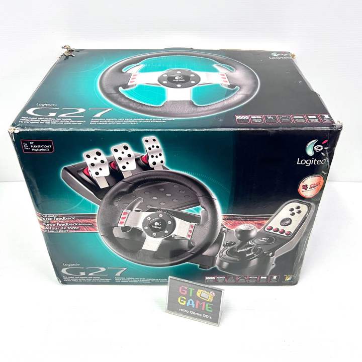 Logitech G27 Racing Wheel Boxed 95%🕹 Ps2,Ps3,Pc 🏁 Original Japan 🇯🇵 ...