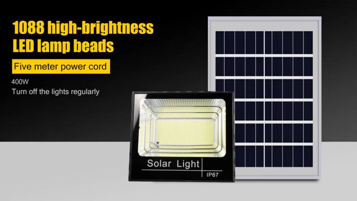 BUY 1 TAKE 2】Solar flood light 1500W solar light IP67 Waterproof outdoor lamp 800000mAh heavy ...